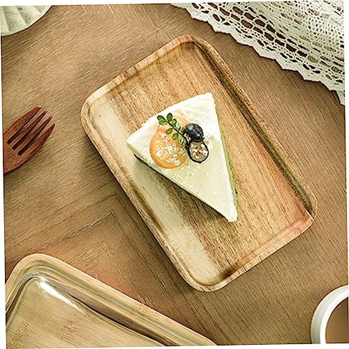YARNOW 1 Set Dessert Cake Pan Bakery Stand Holder Fruit Platter Server Rustic Cupcake Stand Cake Serving Platter Steak Display Stands Wood charcuterie Board Dish Bamboo Bell Shaped