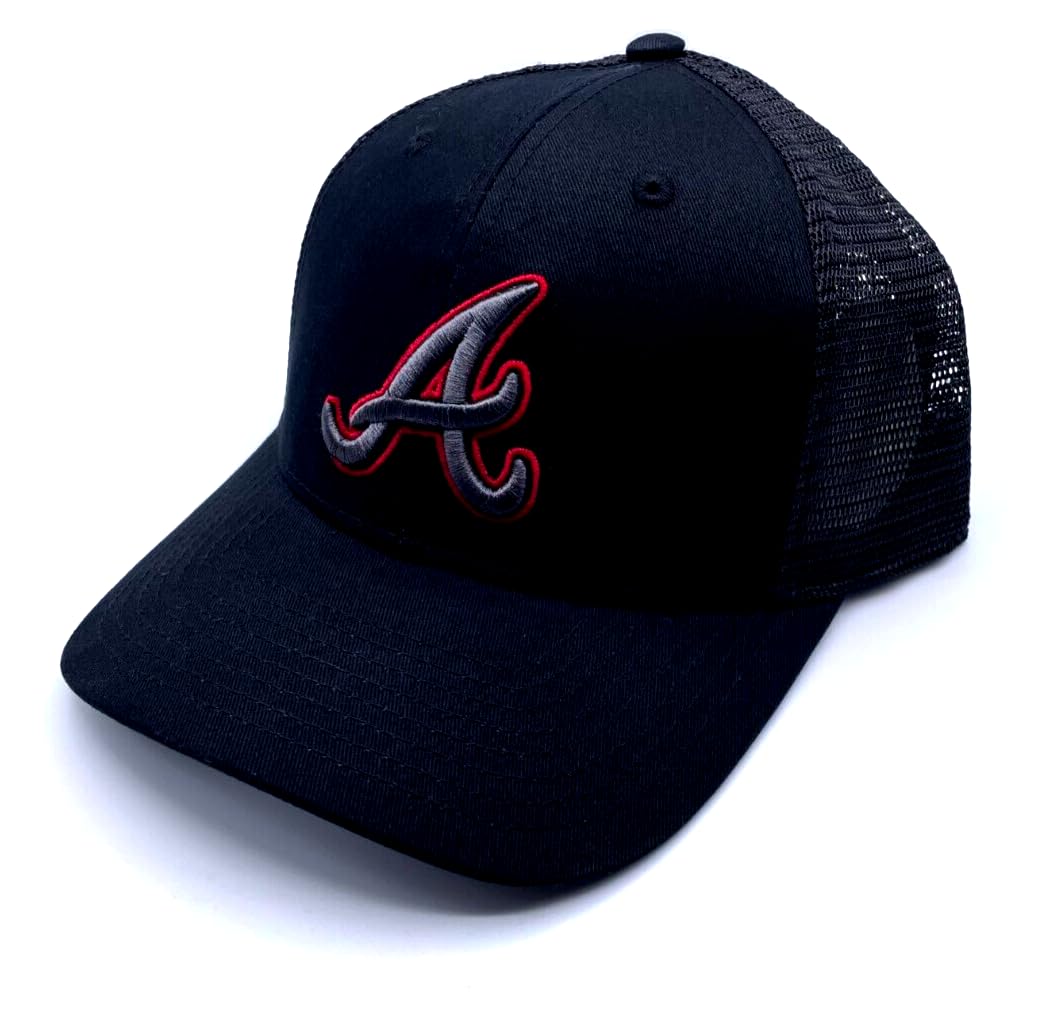 Atlanta Baseball Hat Classic Mesh Trucker Adjustable Team Logo Cap