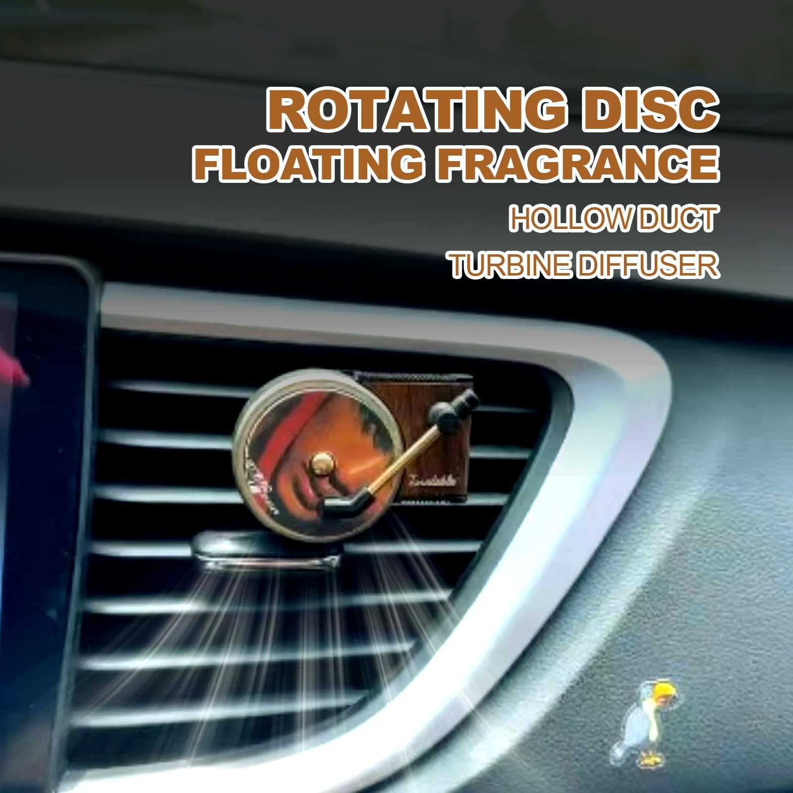 Car Retro Style Record Player Design, Car Air Freshener Clip, Car Vent Clip Aromatherapy Fragrance Diffuser, Rotatable Aromatherapy Clip, Car Accesories Interior.