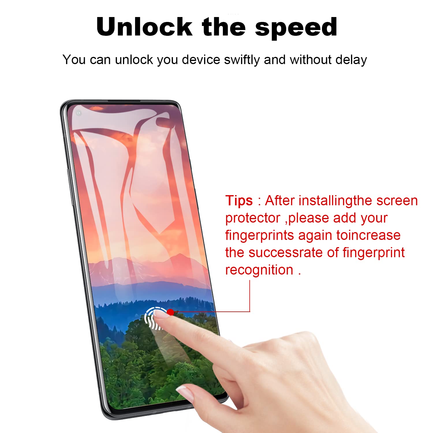 YRMJK 3+3 Compatible OnePlus 9 Screen Protectors + Camera Lens Protectors, 3D Full Coverage 99% HD Clarity 9H Premium Tempered Glass Compatible OnePlus 9