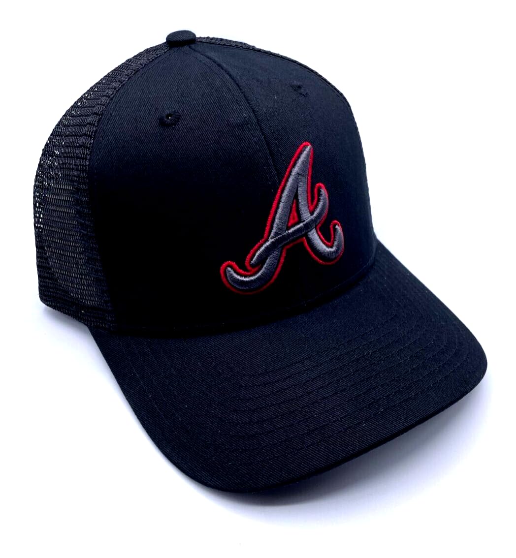 Atlanta Baseball Hat Classic Mesh Trucker Adjustable Team Logo Cap