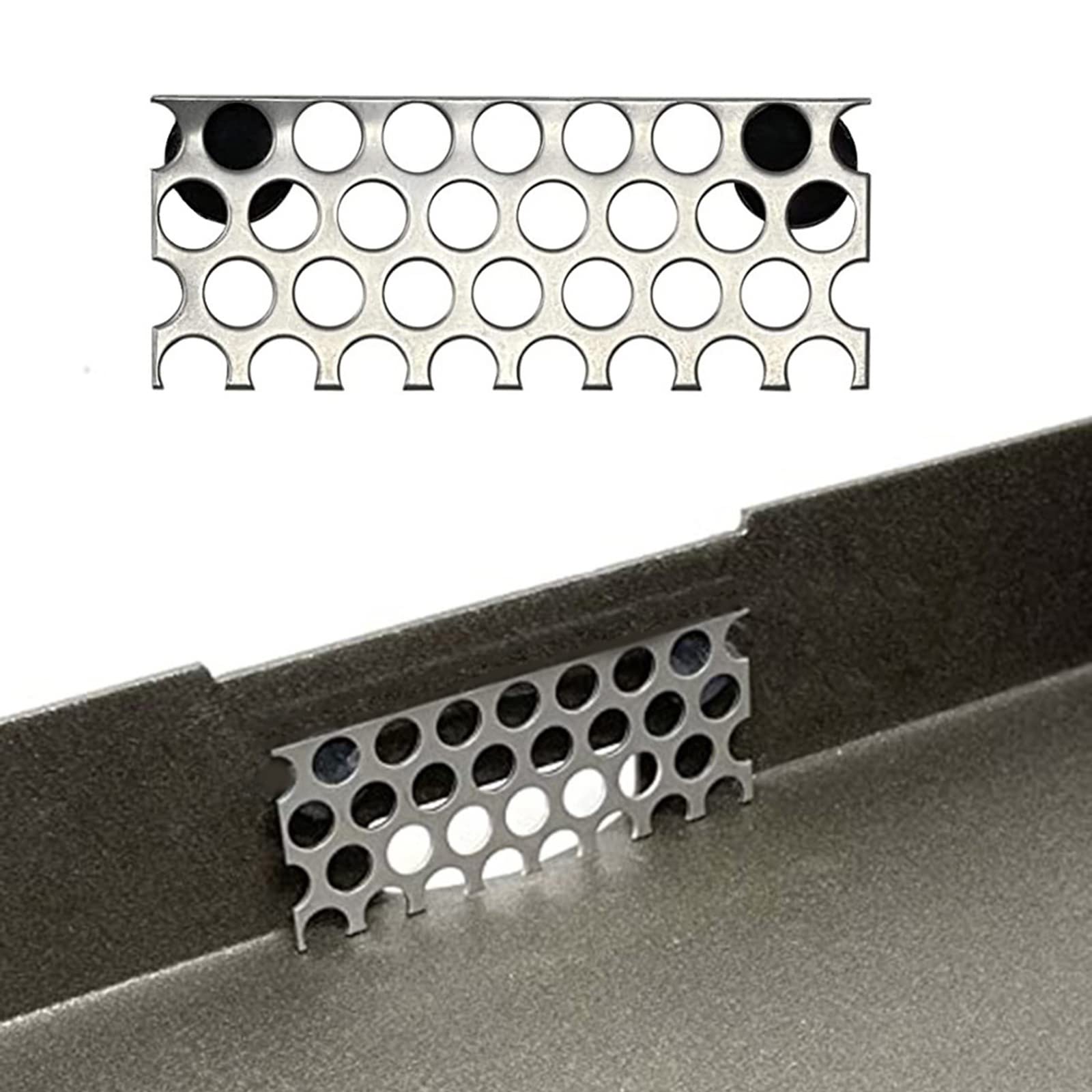 Food Mesh Screen for Black Stone Griddle Accessories Block Food from Falling Into Rear Greases Trap Cup Tray Universal Grilling Mesh Mat