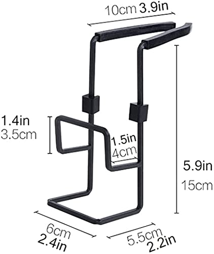 Fusiontec Sink Caddy Sink Sponge Holder - Faucet Rack Shower Tray - Kitchen and Bathroom Metal Organizer Hanging Fix Around Faucet