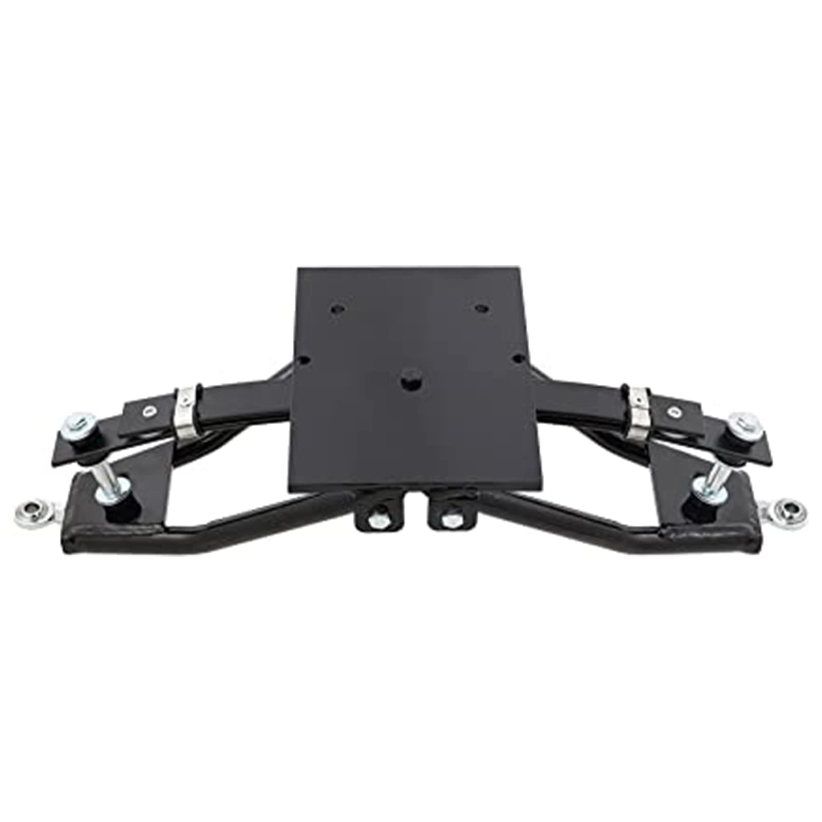 Heavy Duty 6" Double A-Arm Golf Cart Lift Kit, with 1982-2004 Club Car DS Gas & Electric Golf Carts, Steel Black