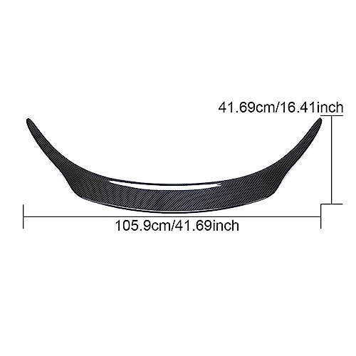 ELZEM Compatible with Supra A90 A91 2019-2022, Car Rear Spoiler Trunk Tuning Boot Wing, Carbon Fiber, Body Kit Sports Styling Racing Refit