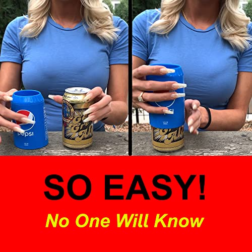 Akkeel Direct Beer Can Covers, Beer Sleeve, Can Cover with Easy On & Off Design - Perfect for Outdoor Parties, Parks, Travel, Beach & Sporting Event β Ultimate Solution to Hide a Beer β Pack of 6