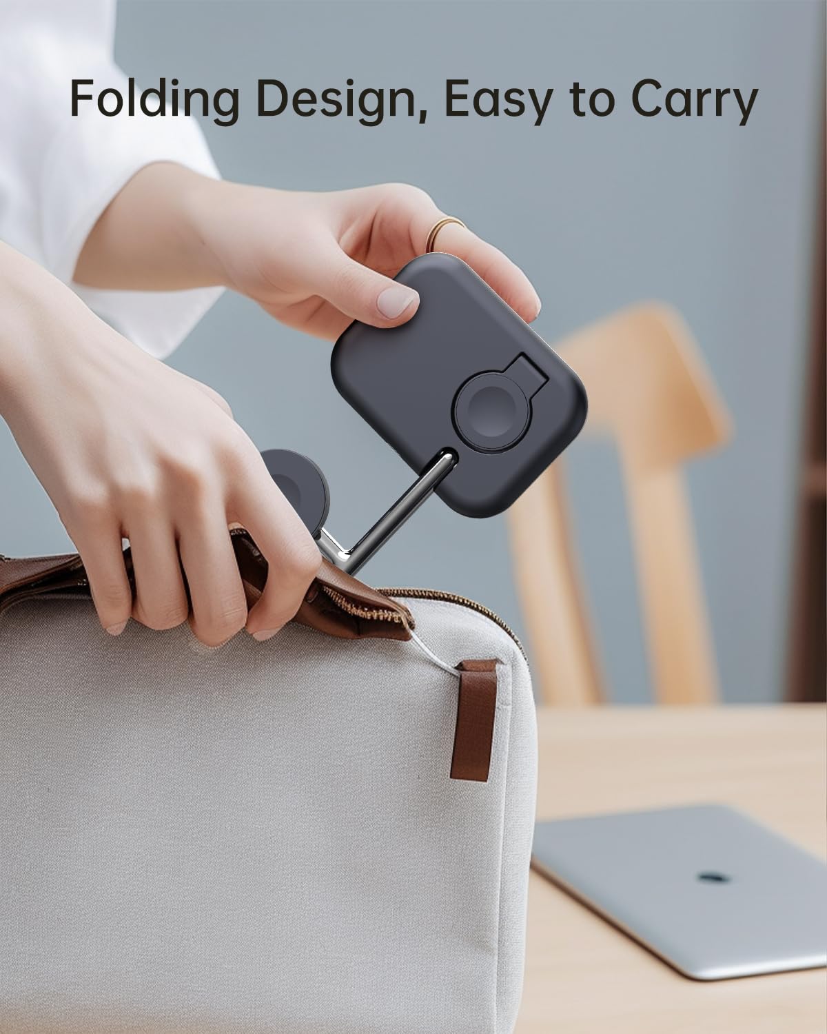 Charger Stand for Apple Watch, 2 in 1 Foldable Wireless Charging Station for Apple Watch Ultra/Ultra2/10/9/8/7/6/5/3/2/1/SE/SE2