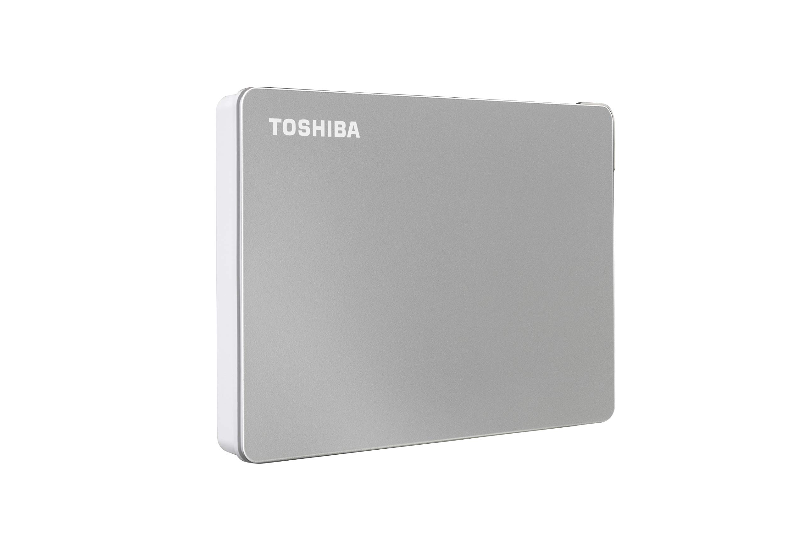 Toshiba Canvio Flex 1TB Portable External Hard Drive USB-C USB 3.0, Silver for PC, Mac, & Tablet - HDTX110XSCAA & Canvio Basics 1TB Portable External Hard Drive USB 3.0, Black - HDTB510XK3AA