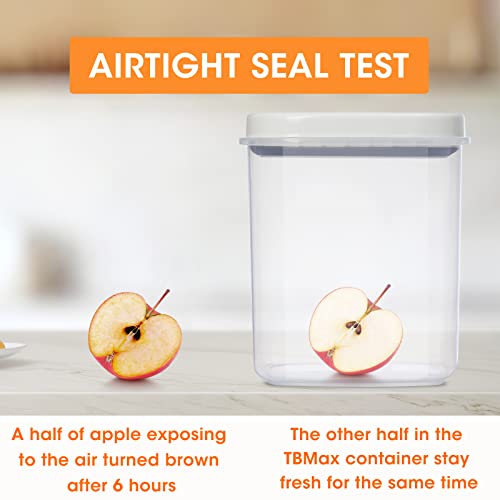 TBMax Extra Large Flour and Sugar Containers with Airtight Lid | Rice Storage Container 20 lbs / 10.5Qt | Plastic Food Storage Bin for Kitchen Pantry Organization and Storage Containers