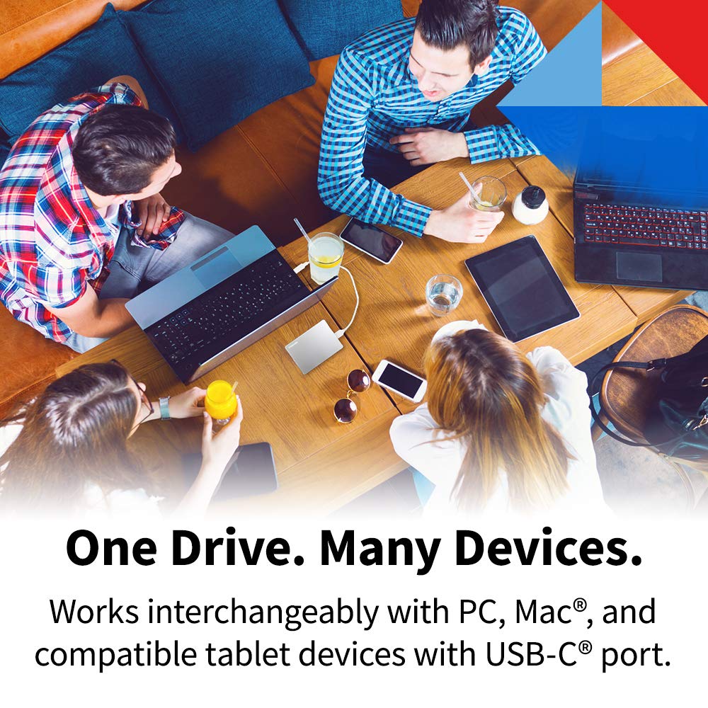 Toshiba Canvio Flex 1TB Portable External Hard Drive USB-C USB 3.0, Silver for PC, Mac, & Tablet - HDTX110XSCAA & Canvio Basics 1TB Portable External Hard Drive USB 3.0, Black - HDTB510XK3AA