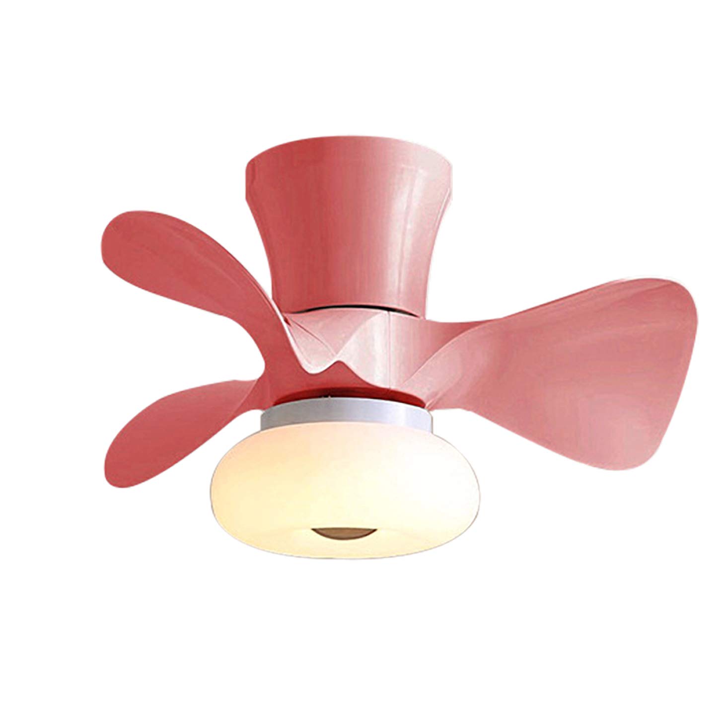 LAJUU Kids Bedroom Ceiling Fan with Light Reversible with Remote Control 6 Speeds Led Dimmable Fan Ceiling Light 64W with Timer Modern Quiet Ceiling Fan Light