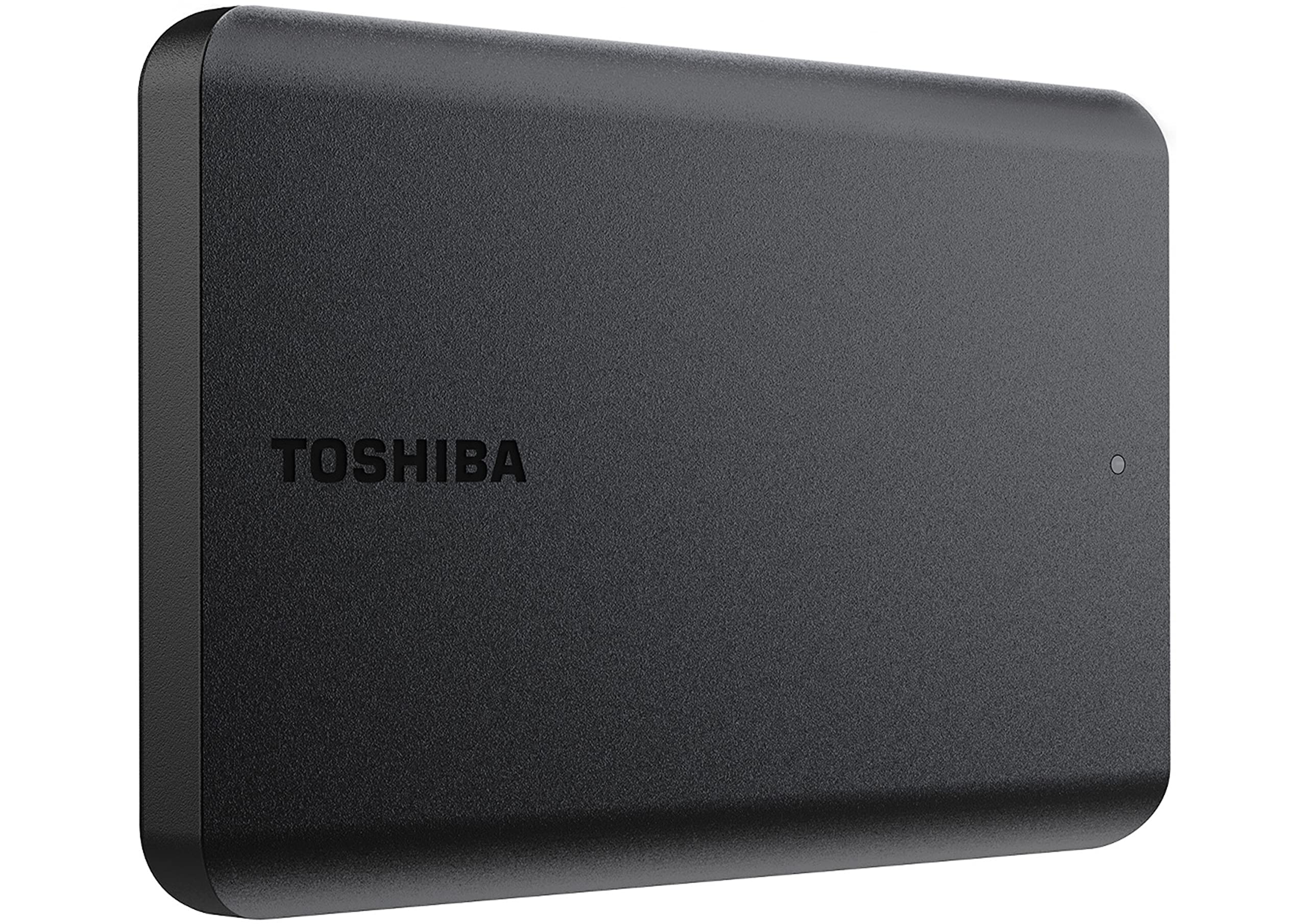 Toshiba Canvio Flex 1TB Portable External Hard Drive USB-C USB 3.0, Silver for PC, Mac, & Tablet - HDTX110XSCAA & Canvio Basics 1TB Portable External Hard Drive USB 3.0, Black - HDTB510XK3AA