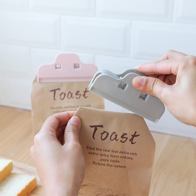 4 Inch 6 Pack Large Clip Snack Bag Clip Coffee Bag Chip Bag Clip Food Bag Clips Plastic Heavy Seal Clip