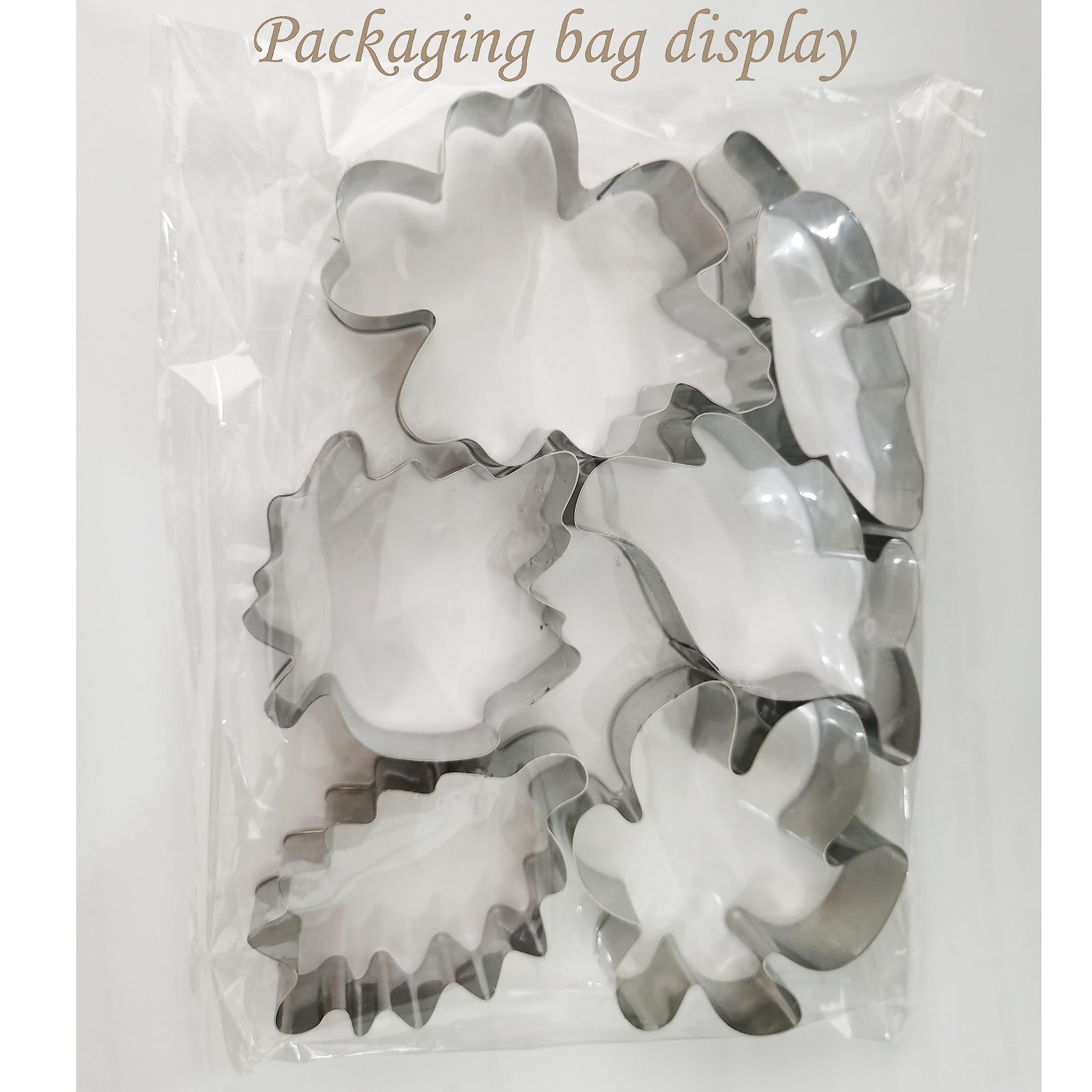 Leaf Candy Mold Cutters,Leaf Cookie Cutters,Tropical Leaves Cookie Cutter Set-6 Piece- Oak Leaf,Monstera Leaf,Fern Leaf,Tropical Leaves Cookie for summer birthday shower Forest theme cookie decoration
