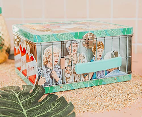 Toynk The Golden Girls Cast Retro Metal Tin Lunch Box Tote Exclusive