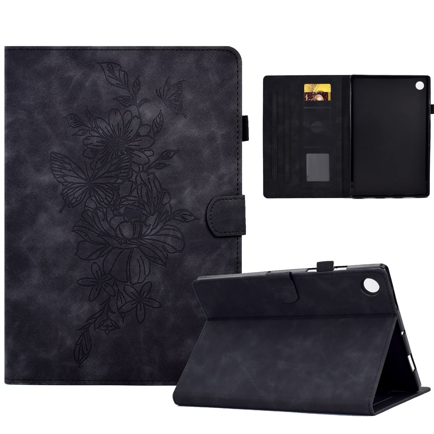 Tablet PC Case Compatible with Samsung Galaxy Tab A8 10.5inch X200/X205 Case (2021),Premium Leather Case Slim Folding Stand Folio Cover Protective Cover with Card Slot/Auto Sleep Wake Tablet home ( Co