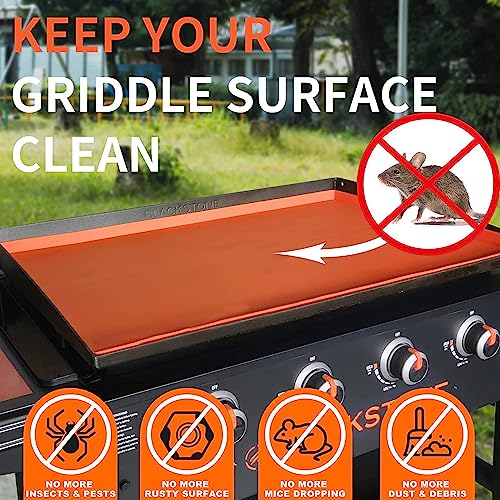 Silicone Griddle Mat for Blackstone 22 Inch Griddle, Heavy Duty Food Grade Silicone Grill Cover,Protect Griddle from Rodents, Insects, Debris, and Rust, Premium Silicone Griddle Mat Cover