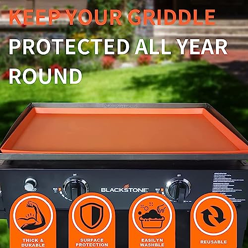 Silicone Griddle Mat for Blackstone 22 Inch Griddle, Heavy Duty Food Grade Silicone Grill Cover,Protect Griddle from Rodents, Insects, Debris, and Rust, Premium Silicone Griddle Mat Cover