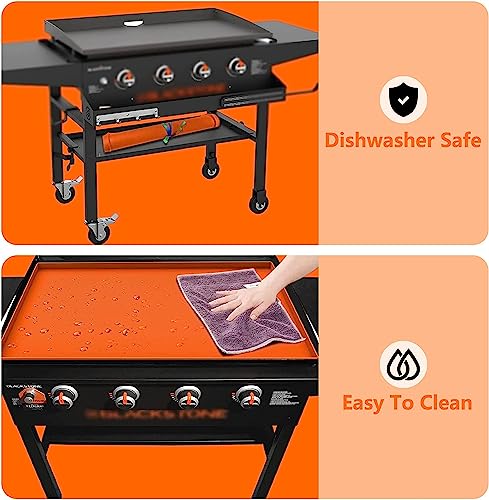 Silicone Griddle Mat for Blackstone 22 Inch Griddle, Heavy Duty Food Grade Silicone Grill Cover,Protect Griddle from Rodents, Insects, Debris, and Rust, Premium Silicone Griddle Mat Cover