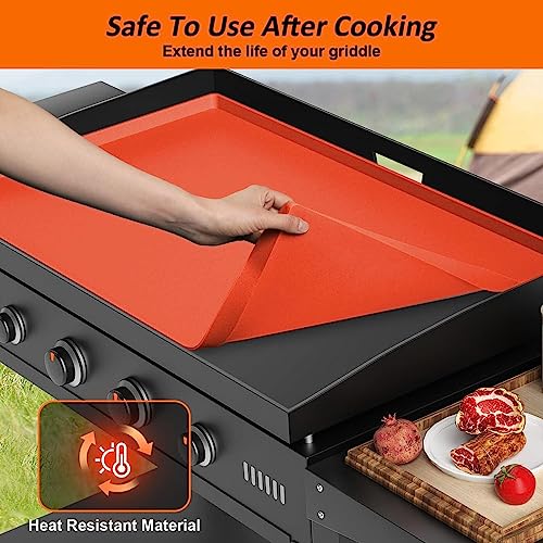 Silicone Griddle Mat for Blackstone 22 Inch Griddle, Heavy Duty Food Grade Silicone Grill Cover,Protect Griddle from Rodents, Insects, Debris, and Rust, Premium Silicone Griddle Mat Cover