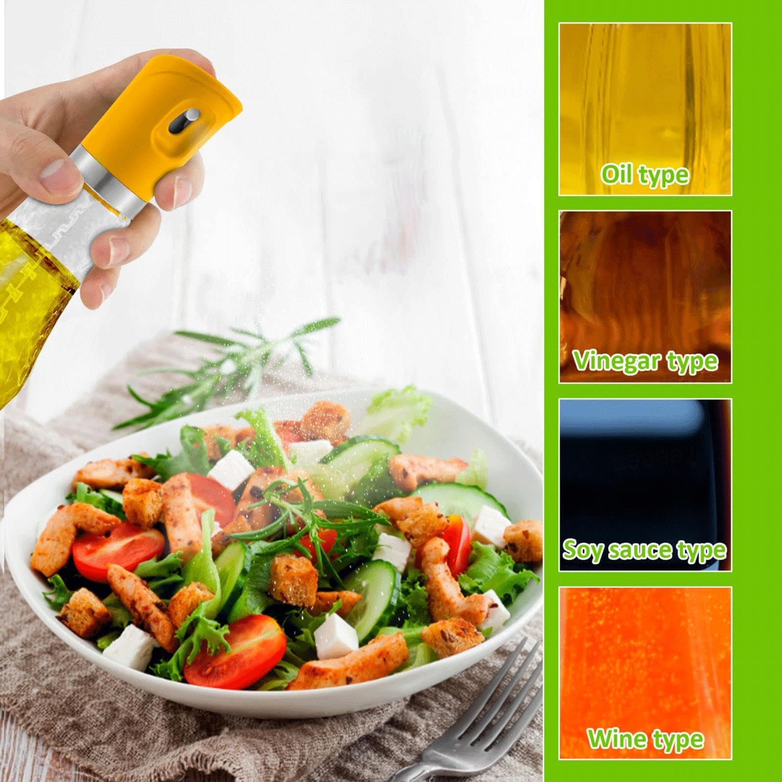 Olive Oil Sprayer Mister | Bottle Sprayer, 260ml Refillable Olive Oil Sprayer Mister Oil Mister Spray Widely Used for Salad Making, Baking, Frying, BBQ
