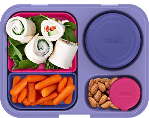 THERMOS Kids Freestyle Kit Purple Food Storage System, 8 piece set
