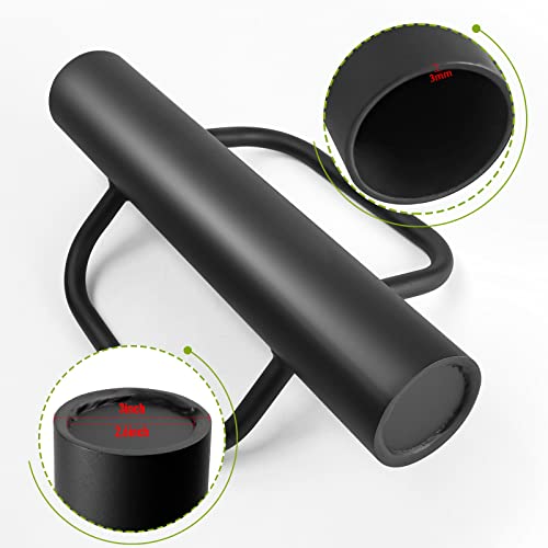 Nrspp Black Fence Post Driver,16.5 Inch T Post Driver,Hand Post Pounder with Handle,12 LB Heavy Duty Post Hole Diggers