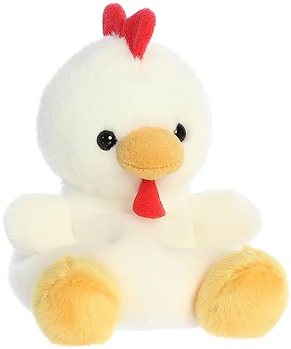 Aurora® Adorable Palm Pals™ Cooper Chicken™ Stuffed Animal - Pocket-Sized Play - Collectable Fun - White 5 Inches