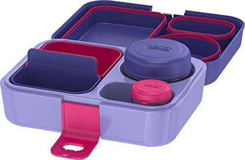 THERMOS Kids Freestyle Kit Purple Food Storage System, 8 piece set