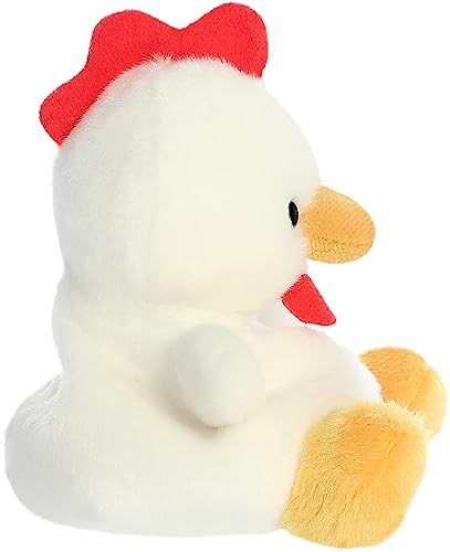 Aurora® Adorable Palm Pals™ Cooper Chicken™ Stuffed Animal - Pocket-Sized Play - Collectable Fun - White 5 Inches