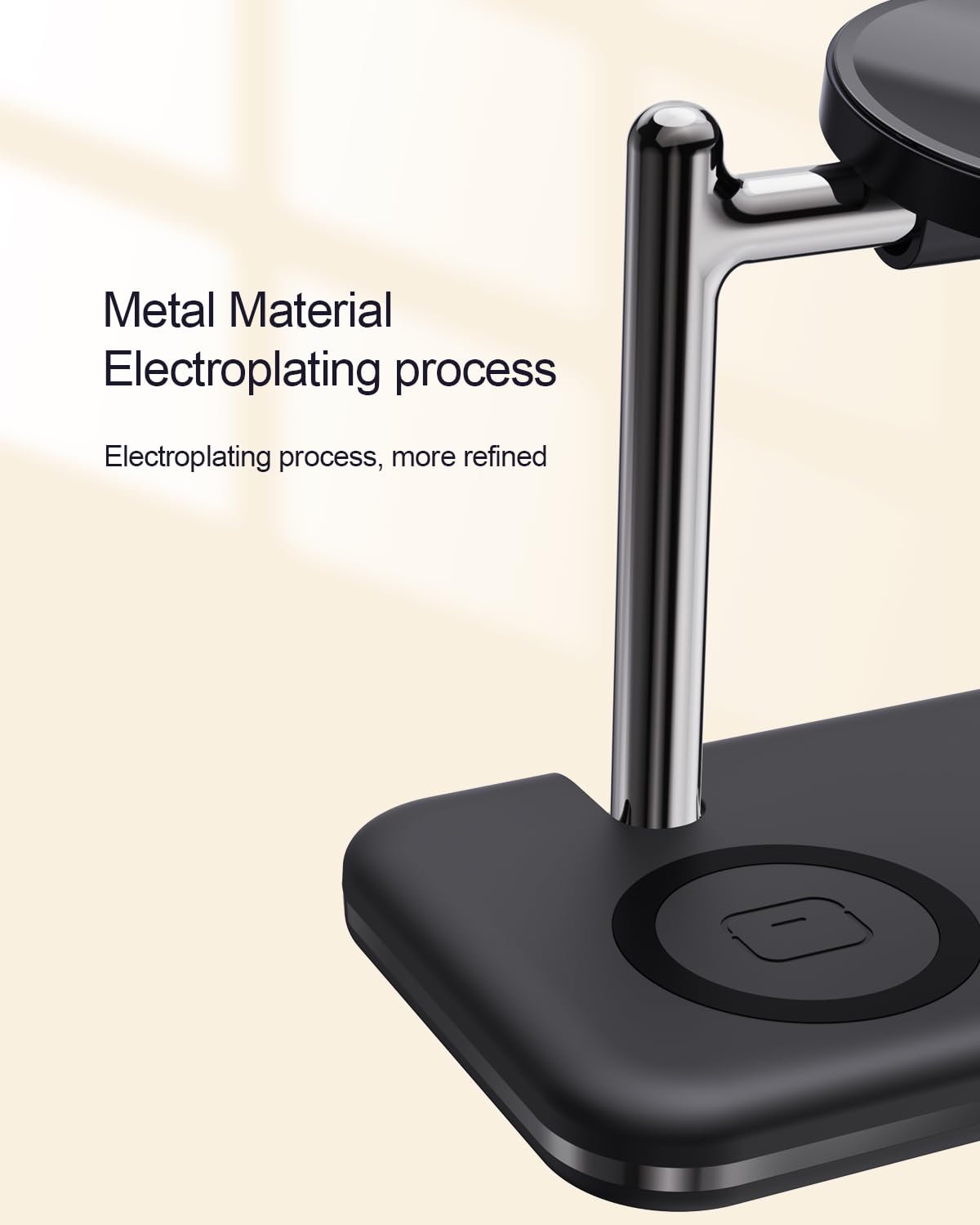 MAKAQI 2 in 1 Charger Stand for Samsung Watch and Earbuds, Foldable Charging Dock Compatible With Galaxy Watch 7/6 Classic/5/5 Pro/5 Classic/4/3/Active 2/1 & Galaxy Buds 2/2Pro/Live
