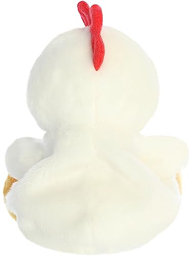 Aurora® Adorable Palm Pals™ Cooper Chicken™ Stuffed Animal - Pocket-Sized Play - Collectable Fun - White 5 Inches