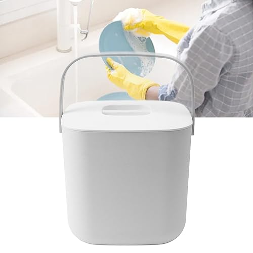 Countertop Dishwasher, 2000mah 8.5V 2A 18W Compact Mini Dishwasher for Kitchen (White)