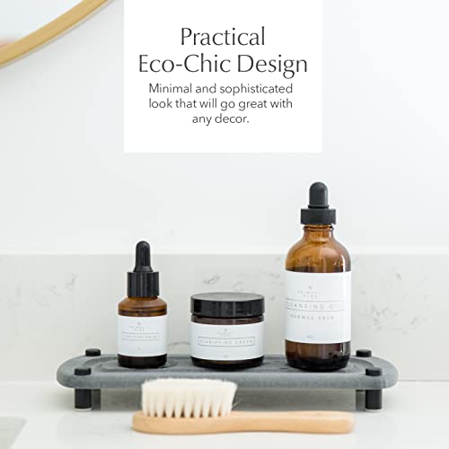 Dorai Home Sink Caddy β Dries Instantly and Prevents Moisture Buildup β Stainless Steel Feet with Rubber Bottom β Functional Design Created for The Modern Home β Sandstone