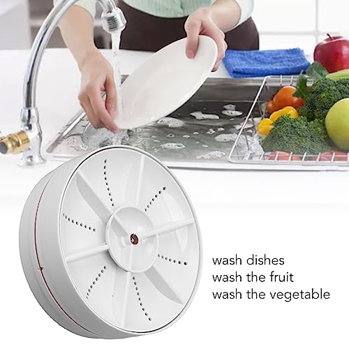 Countertop Dishwasher, 2000mah 8.5V 2A 18W Compact Mini Dishwasher for Kitchen (White)