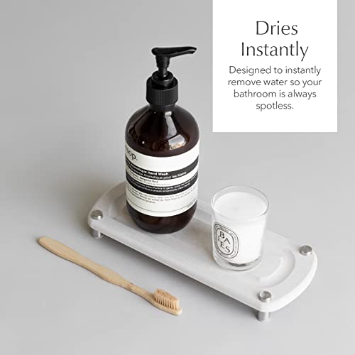 Dorai Home Sink Caddy β Dries Instantly and Prevents Moisture Buildup β Stainless Steel Feet with Rubber Bottom β Functional Design Created for The Modern Home β Sandstone