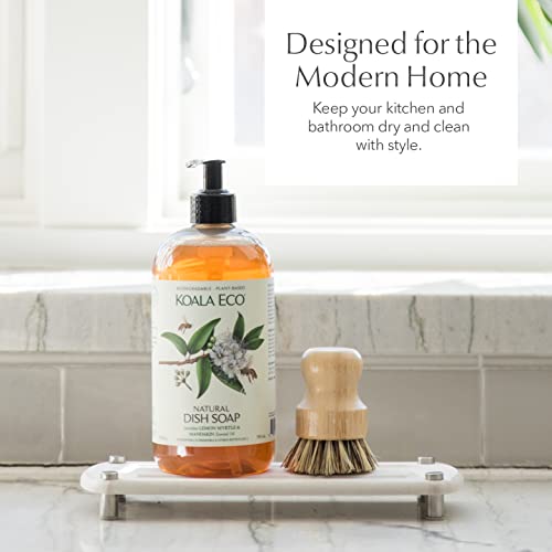 Dorai Home Sink Caddy β Dries Instantly and Prevents Moisture Buildup β Stainless Steel Feet with Rubber Bottom β Functional Design Created for The Modern Home β Sandstone