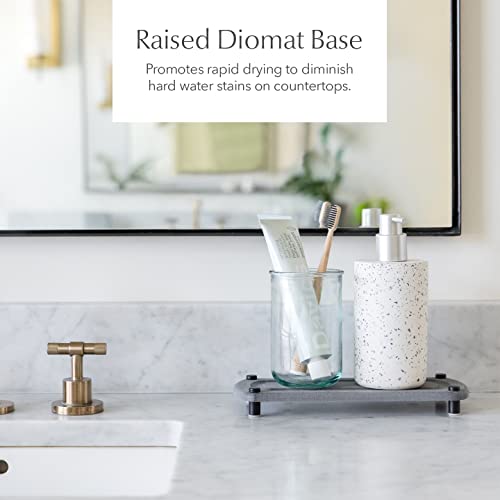 Dorai Home Sink Caddy β Dries Instantly and Prevents Moisture Buildup β Stainless Steel Feet with Rubber Bottom β Functional Design Created for The Modern Home β Sandstone