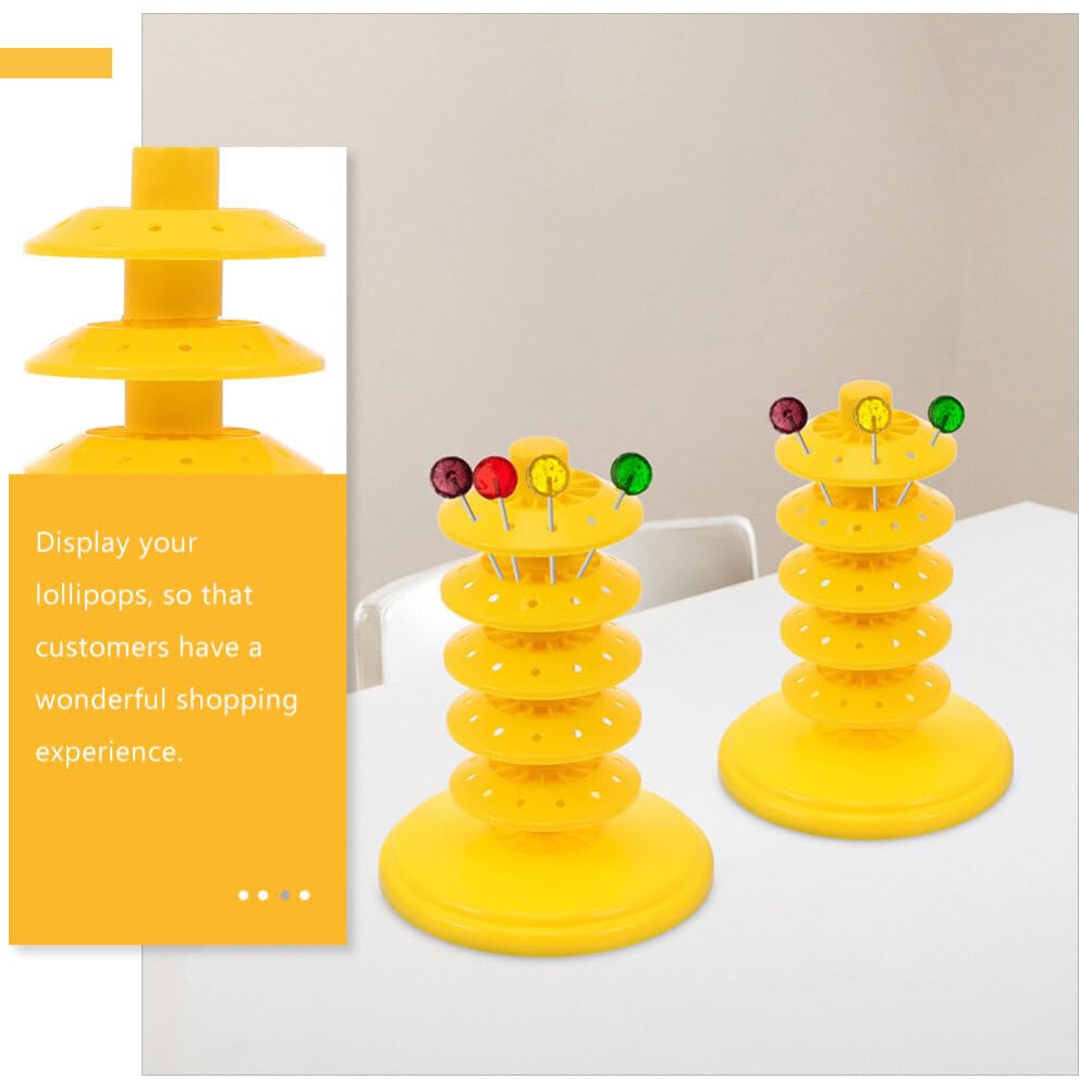 Mobestech Lollipop Stand Lollipops Stand Desktop Stand Cake Pop Display Lollipop Supplies Wedding Cake Decor Lollipop Sticks for Cake Pops Table Top Decor Multifunction Socket Pp Material