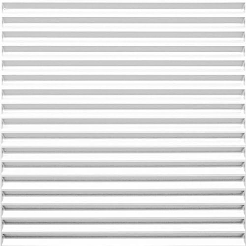 Corrugated 2ft. x 2ft. Drop-in PVC Lite Ceiling Tile in Gloss White Paintable, 24 Pack (96 sq.ft/case)