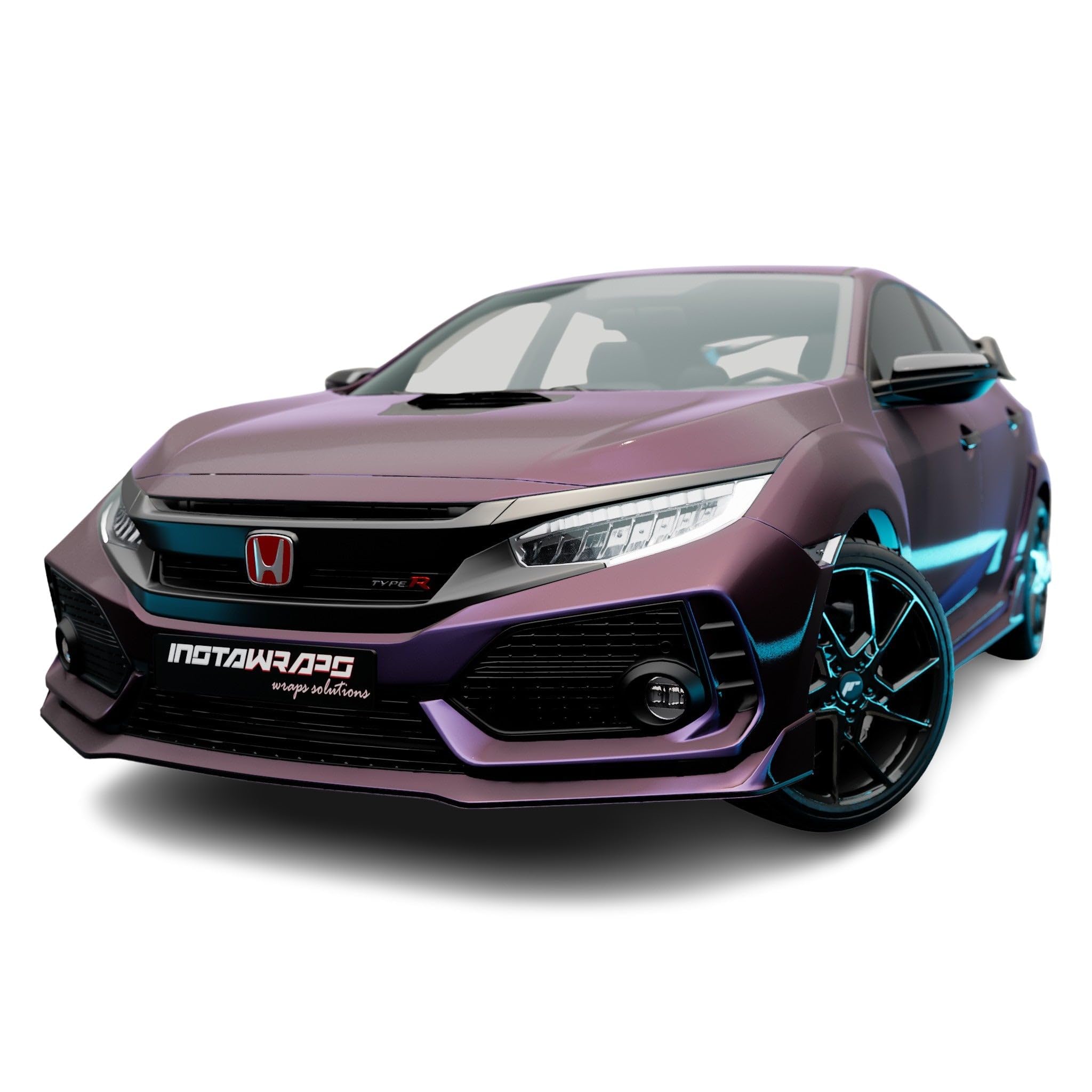 Avery Car Wrap Roll SW900 Colorflow Satin Roaring Thunder | 551-S | (Sample 3in x 5in) | Automotive Vinyl Wrap for Cars - Car Interior Wrap & Exterior