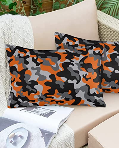 Meet 1998 Throw Pillow Covers 20x12 - Set of 2 Waterproof Pillow Cushion Cases,Camo Pillowcases Decorative Outdoor Pillow Cover for Sofa Couch Bedroom