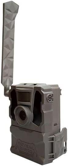 TACTACAM Reveal X PRO Cellular Trail Camera, Verizon and AT&T, NO Glow, Integrated GPS Tracking, Built in LCD Screen, HD Photo and HD Video + Solar Panel + Lipo Lithium Battery Pack + 32GB SD Card