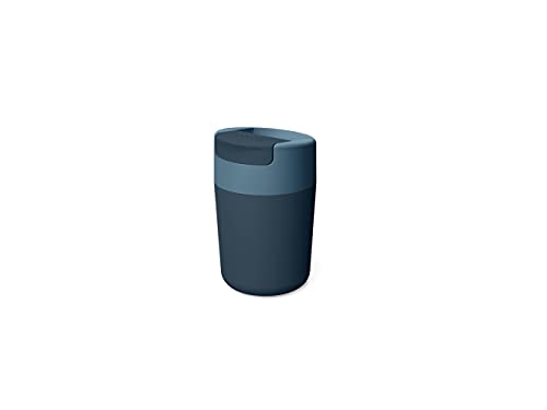 Joseph Joseph Sipp™ Travel Coffee Mug with Flip-top Cap - 340 ml (12 fl. oz) - Blue