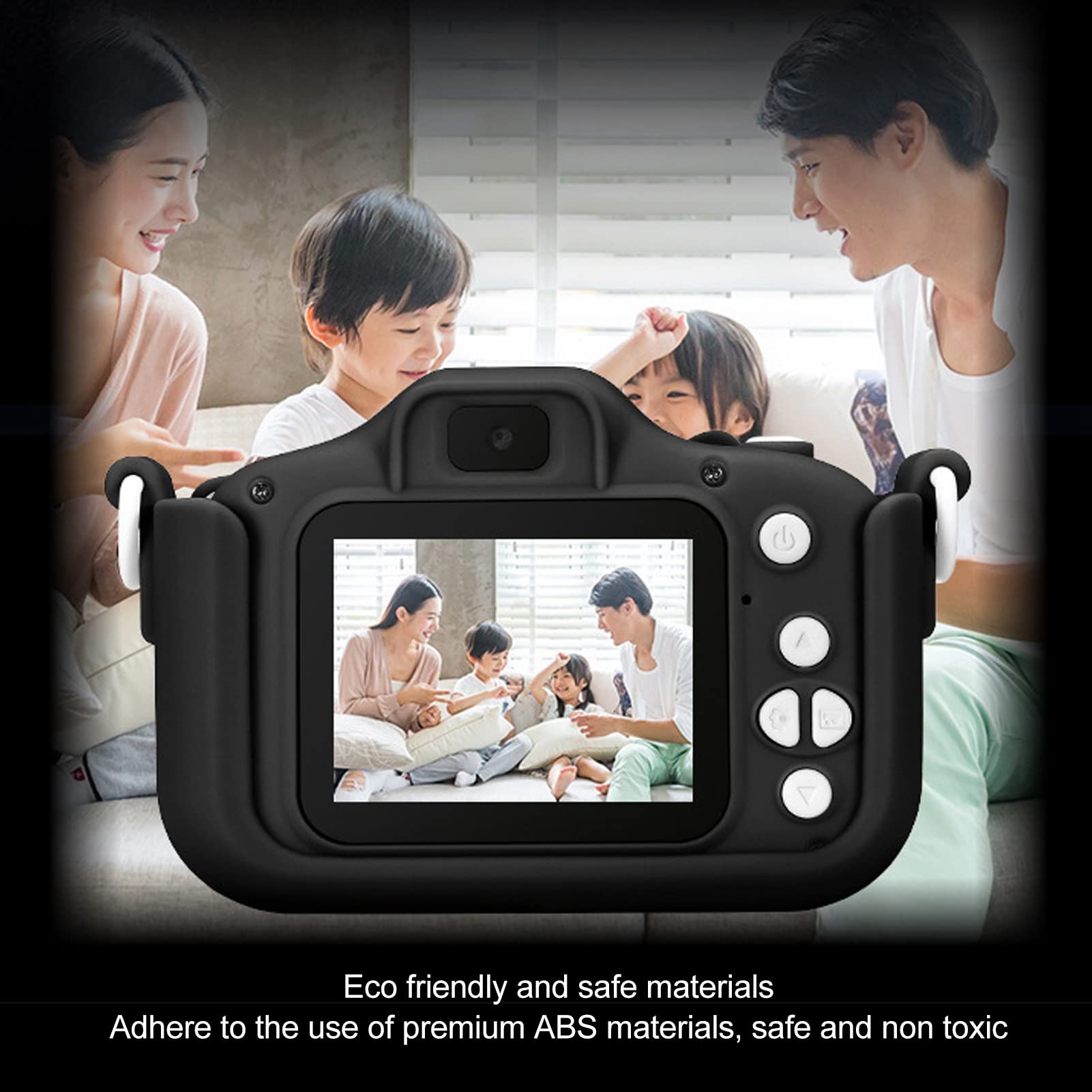 2.0 Inch Mini Kids Camera Multifunction,Large Screen HD 4000W Pixels Kids Digital Video Camera, Kids Digital Video Camera for 3 to 6 Years Old Boys Girls