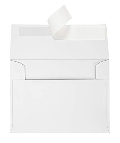 Quality Park 4 x 6 Photo Envelopes, Self-Sealing, for Photos, Invitations and Announcements, 24 lb White Wove, 4-1/2 x 6-1/4 Inches, 50 per Box (QUA10742)