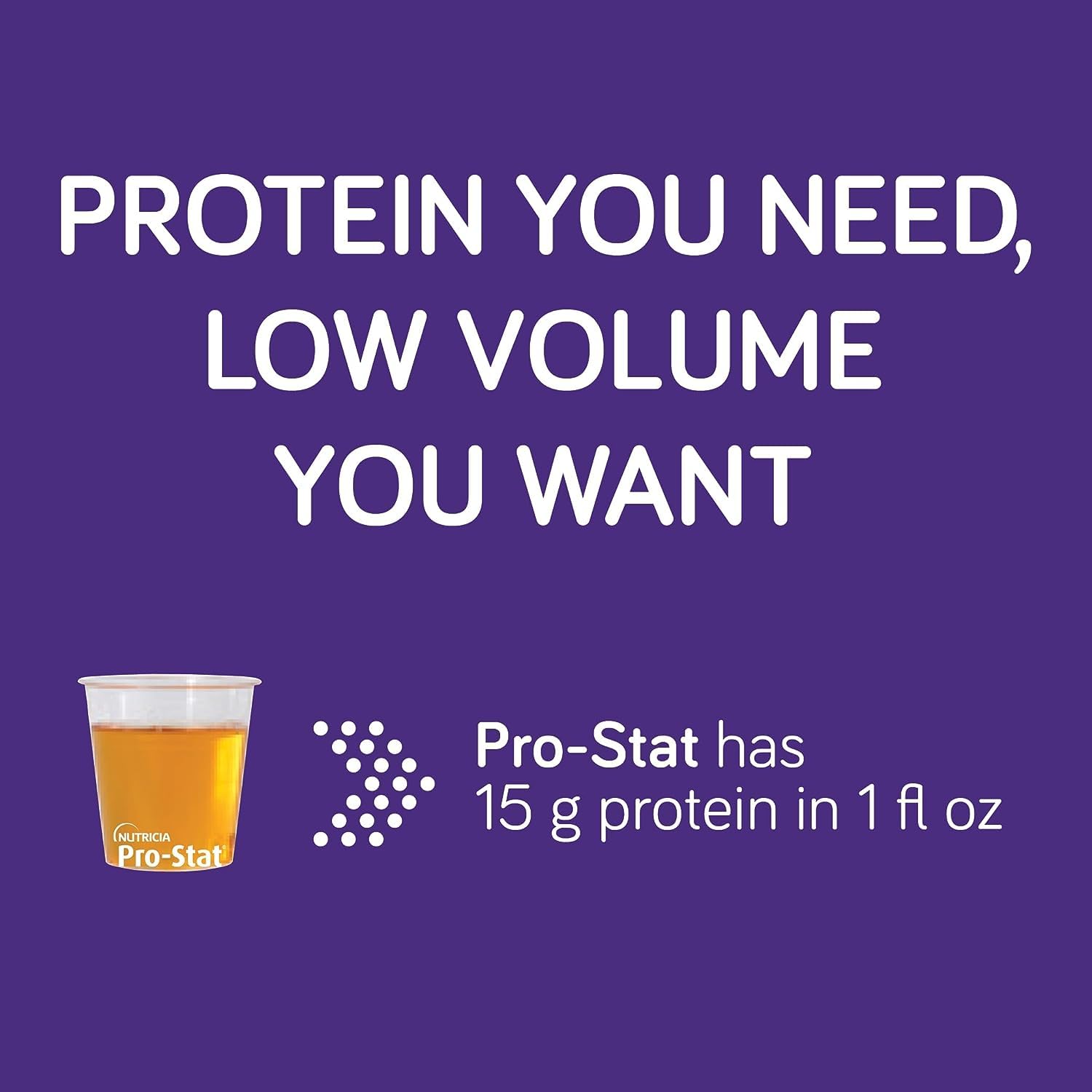 Pro-Stat Concentrated Liquid Protein Medical Food - Peach Flavor with Fiber, 30 Fl Oz Bottle
