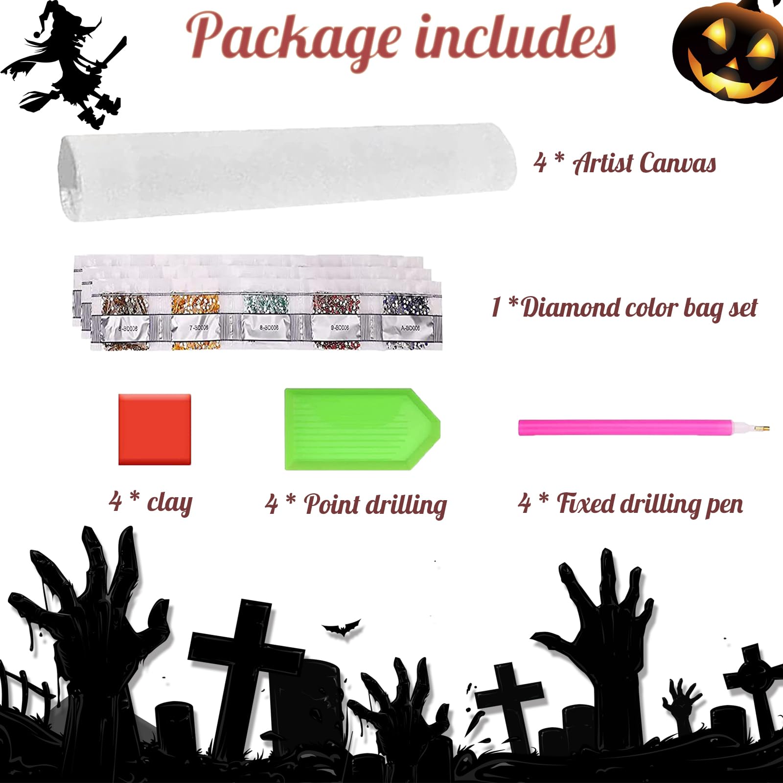 FLJZCZM Fall Pumpkin Diamond Painting Art Kits for Adult,Halloween Gnome DIY 5D Round Full Drill Crafts Diamond Gem Dotz Art Kit Gifts for Beginners Home Wall Decor Christmas Thanksgiving 12"x16"