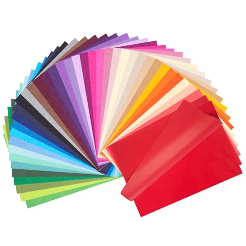 VGOODALL 450 Sheets Multicolor Tissue Paper, Gift Wrapping Paper 11.5x8 Inch Craft Tissue Paper for Holiday Birthday Gift Wrapping DIY Project 40 Assorted Colors