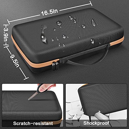 Knife Display Case for 64+ Pocket Knives, Butterfly Knife Storage Box, Folding Knives Organizer Holder, Knives Collection Protector for Survival, Tactical, Outdoor, EDC Mini Knife (Bag Only) - Brown